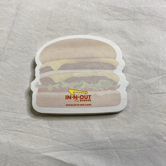 in n out | Office | In N Out Hamburger Post Its Notes | Poshmark
